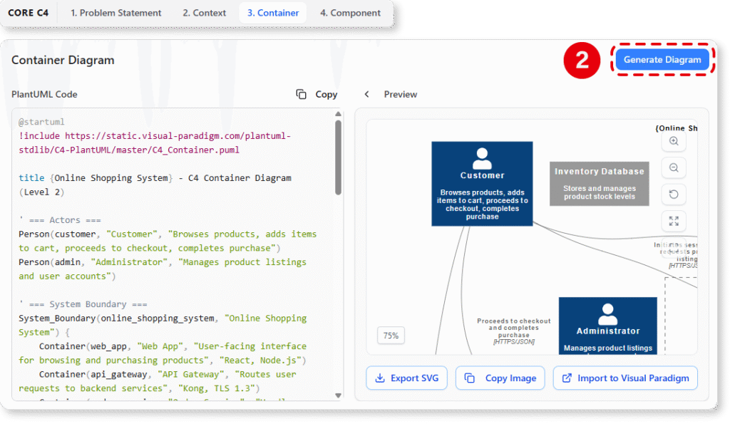 New AI-Powered C4 PlantUML Studio - Visual Paradigm Product Updates